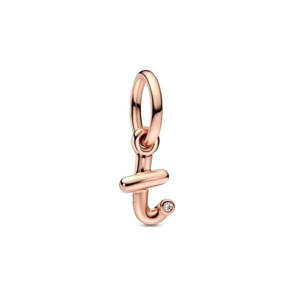 Pandora | Jewelry | New Pandora Letter T Script Alphabet Dangle Charm ...